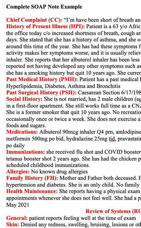 Soap Note Guide And Real Example For Nurse Practitioners Physician Assistants Providers And