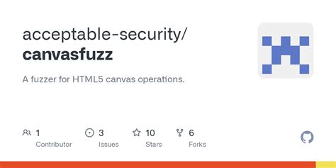 GitHub Acceptable Security Canvasfuzz A Fuzzer For HTML Canvas Operations