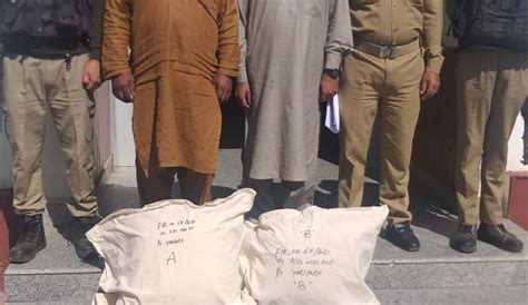 Two Drug Peddlers Arrested In Kulgam Along With Contraband Police