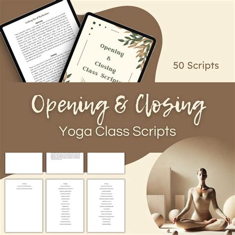 50 Yoga Class Scripts Mindful Guided Meditation Pdf Download Etsy