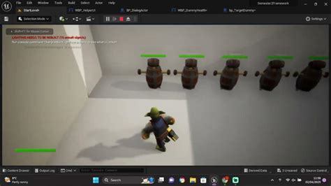 Ue5 Game Project Enemy Health Bars Youtube