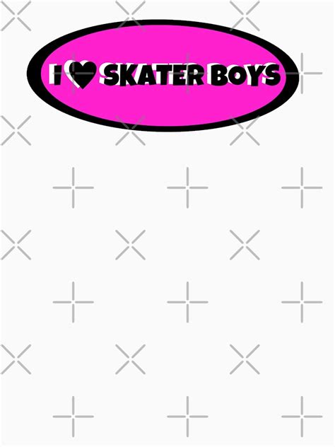 I Love Skater Boys Sticker T Shirt For Sale By Kierstenparker