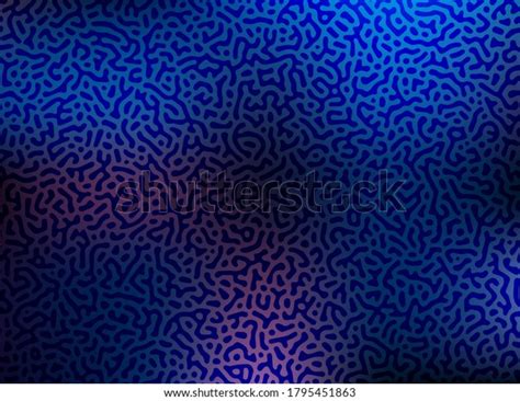 Reaction Diffusion Turing Pattern Formation Generative Algorithm Stock Vector Royalty Free