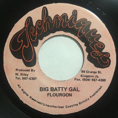 Yahooオークション 試聴 Flourgon Big Batty Gal Bad Boy Ridd