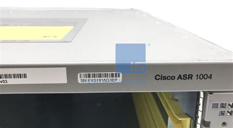ASR1004 CISCO ASR 1004 CHASSIS DUAL P S Inside Systems A S
