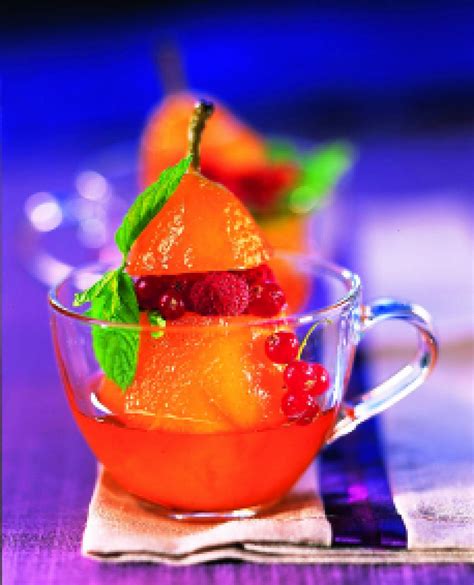 Poires Guyots Pochées Au Thé