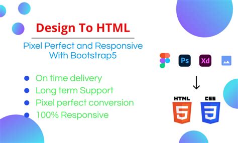 Convert Psd Figma Xd Sketch To Pixel Perfect Html By Avishek Shrabon