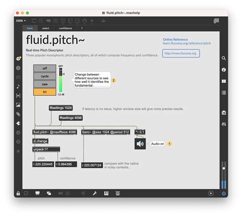 Fluid Pitch Helpfile Issue Bug Reports And Issues Fluid Corpus Manipulation