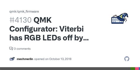QMK Configurator Viterbi Has RGB LEDs Off By Default Issue 4130 Qmk Qmk Firmware GitHub