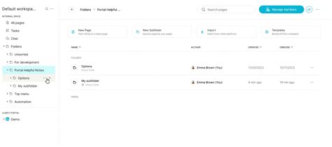 Folders And Subfolders Fusebase