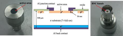 1 Photograph And Typical 2d Structure Of The Pips Detector Download