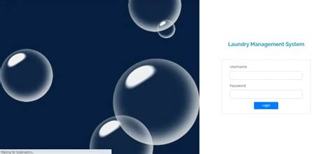 Laundry Management System Project In Php With Source Code