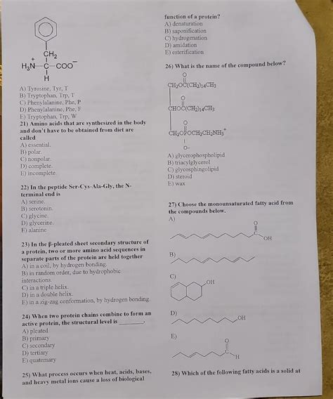 Solved 10 Mannose Has The Structure Shown Below Which