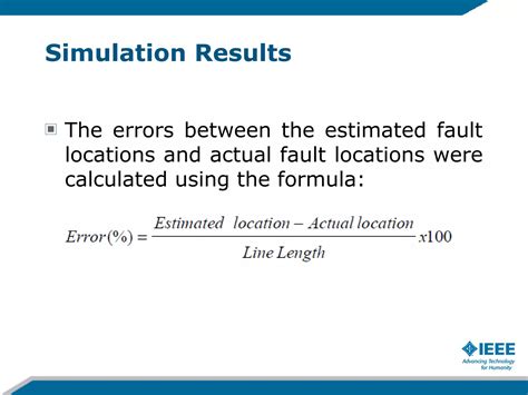 Effective Two Terminal Single Line To Ground Fault Location Algorithm Ppt