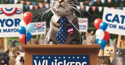 Local Cat Declares Candidacy For City Mayor Promises Unlimited Naps