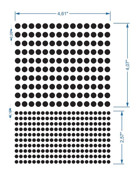 Polka Dot Pattern Stencil Reusable Diy Craft Mylar Stencil For Etsy