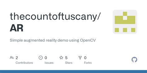 Github Thecountoftuscanyar Simple Augmented Reality Demo Using Opencv