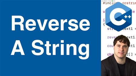 reverse a string using reverse c tutorial youtube