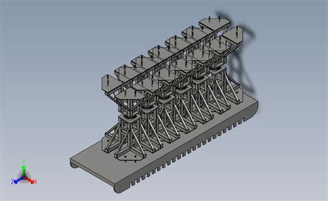 桥梁建筑模型图 Step 模型图纸下载 懒石网