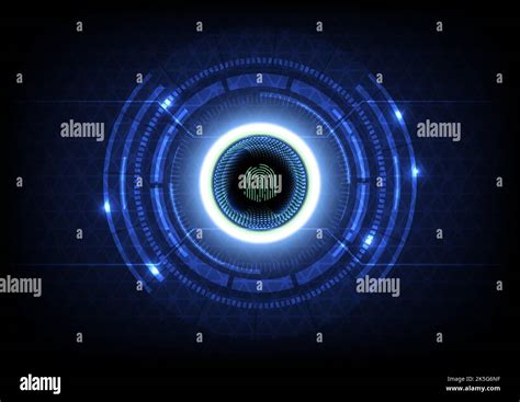 Abstract Fingerprint Technology Background Cyber Security Concept