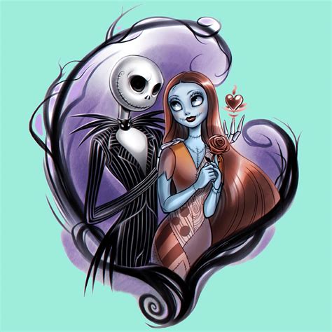 Jack And Sally Drawings