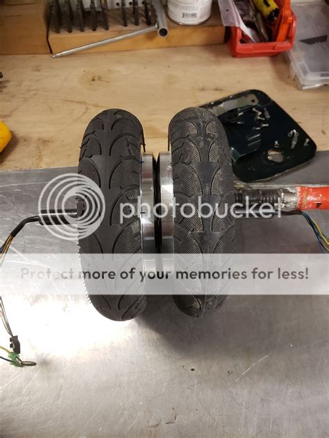 Hoverboard Motor Stucke Together To Make A Wide Wheel Motor Endless Sphere DIY EV Forum