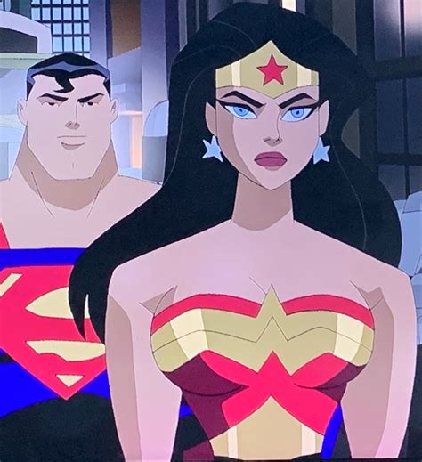 Wonder Woman And Superman Justice League Unlimited Wonder Woman Comic Superman Wonder Woman