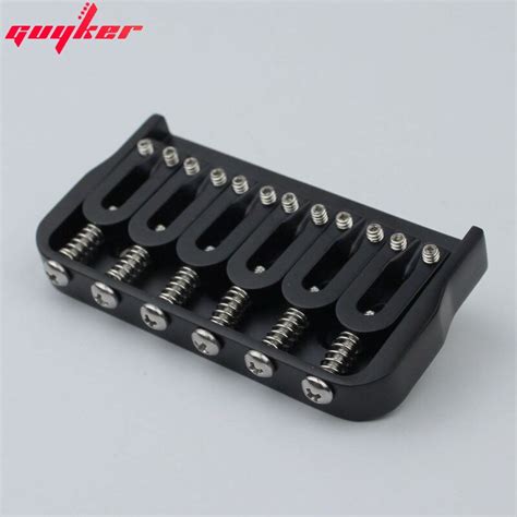 6 String Fixed Electric Guitar Bridge Black Grandado