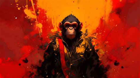 Cool Monkey Wallpapers 4k Hd Cool Monkey Backgrounds On Wallpaperbat