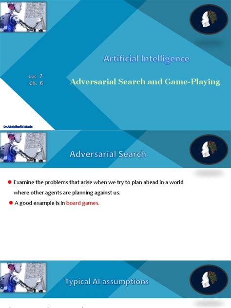 Adversarial Search And Game Playing Pdf Computer Science Applied Mathematics