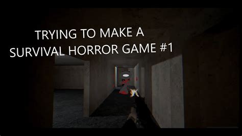 making fps survival horror game with godot devlog 1 youtube
