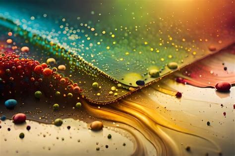 Premium Ai Image A Colorful Illustration Of Raspberry And Raspberry Sauce