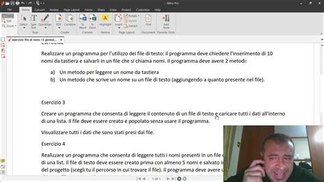 C Esercizi File Di Testo1 Csharp Streamreader Streamwriter List Youtube
