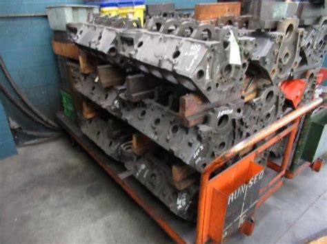 Assorted Engine Block Cores Cart Not Included Industrial Machinery And Equipment Auto Repair