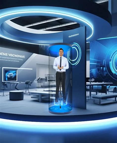 180° Cylinder Holographic Display 1x3 65cm Waterproof 3d Fan Column