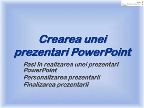 Ppt Crearea Unei Prezentari Powerpoint Powerpoint Presentation Free Download Id 1883941