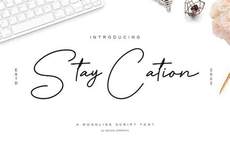 Staycation Font Font Canyon
