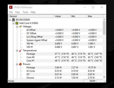 Best Cpu Temp Monitor Free Cpu Monitoring Software Bouncegeek