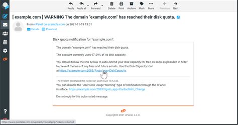 Warning Cpanel Phishing Emails Dathorn Blog