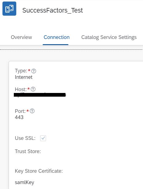 Solved Error Connecting To Successfactors Odata Api From Sap Community