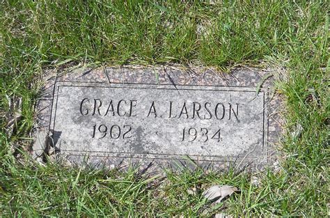 Grace Agnes Larson 1902 1934 Find A Grave Memorial