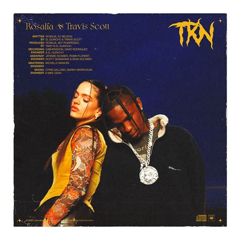 Rosalía And Travis Scott Tkn Single Concept On Behance