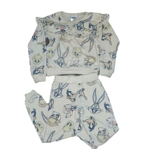 Warner Bros Matching Sets Warner Bros Looney Tunes Pattern Sweat