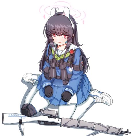 Safebooru 1girl Absurdres Black Hair Blue Archive Blue Serafuku Halo