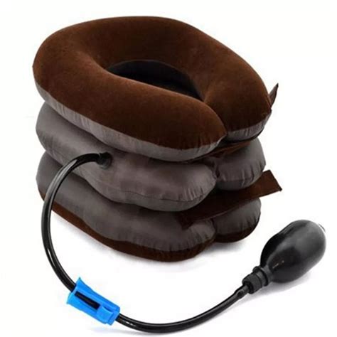 Buy Air Inflatable Neck Pillow Head Cervical Traction Support Stretcher