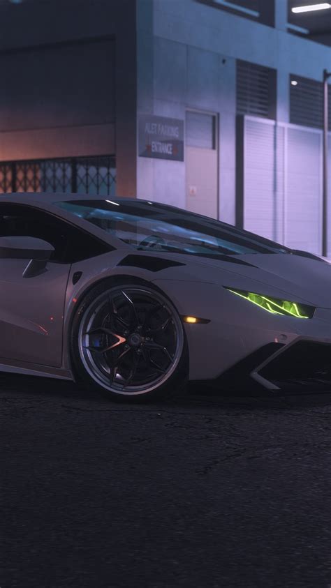 배경 화면 니드 포 스피드 페이백 화이트 람보르기니 슈퍼카 3840x2160 Uhd 4k 그림 이미지