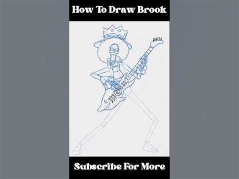 How To Draw Brook Easy Step Tutorial One Piece Shorts Ytshorts