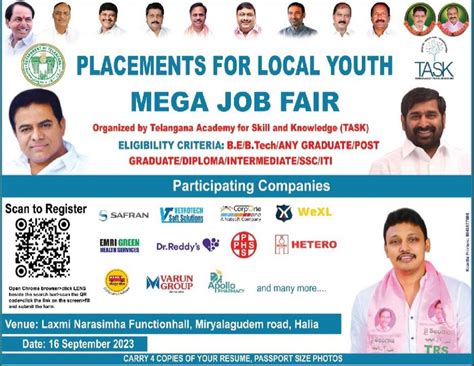 deepa reddy on linkedin we are delighted to inform that task is organising mega job mela at halia…