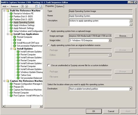 Windows 10 1709 Build And Capture Task Sequence Problem System Center