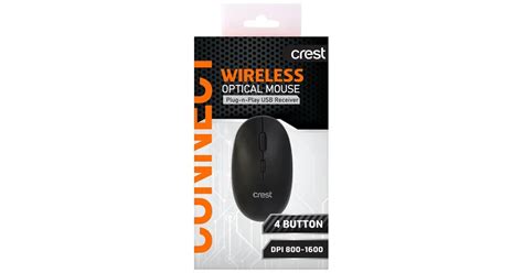 Crest Wireless Optical Mouse Reviews Au